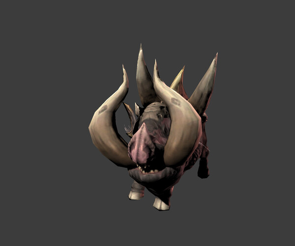 ArtStation - Boar Beast Mutant | Game Assets