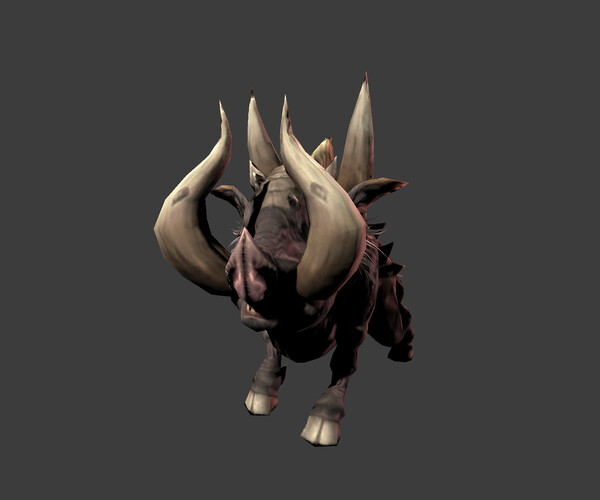 ArtStation - Boar Beast Mutant | Game Assets