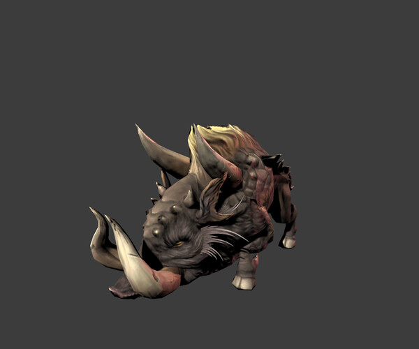 ArtStation - Boar Beast Mutant | Game Assets