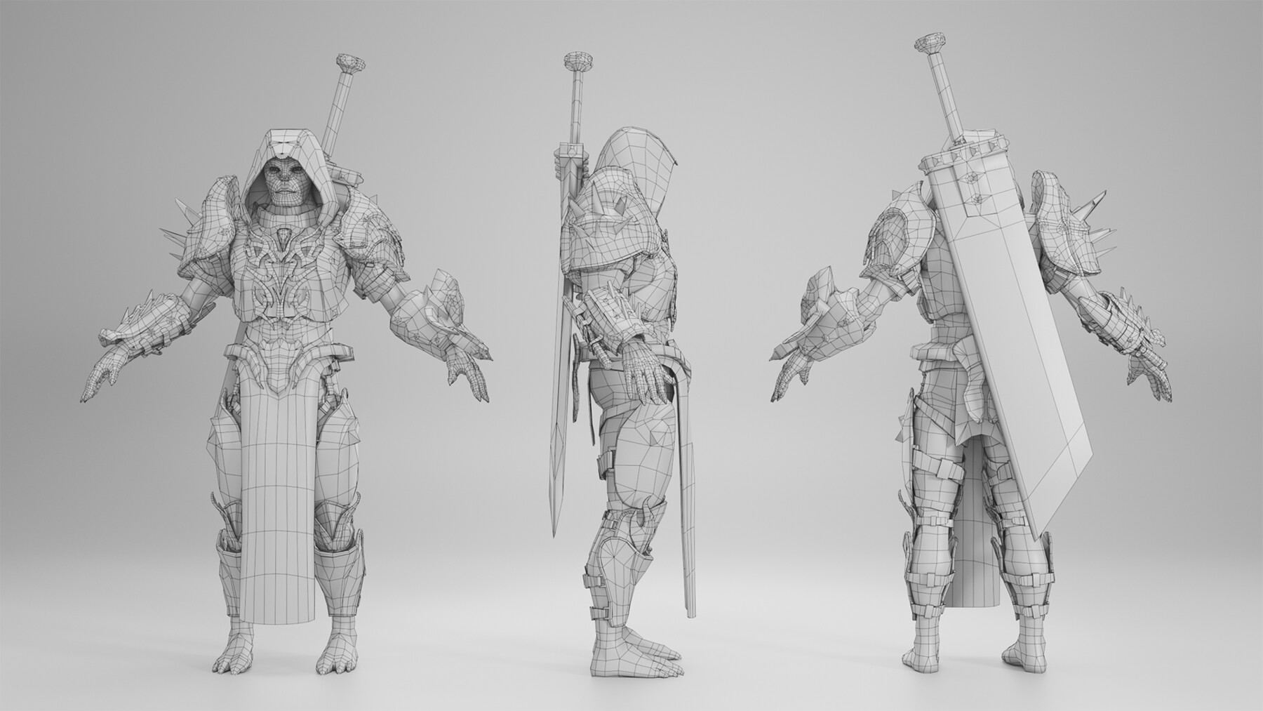 ArtStation - Fantasy Creature Warrior | Game Assets