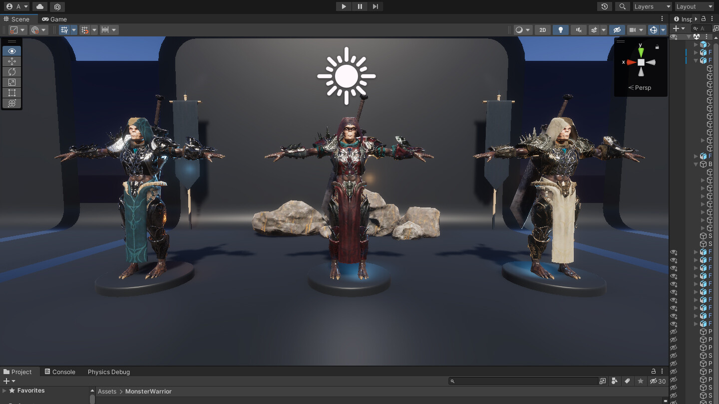 ArtStation - Fantasy Creature Warrior | Game Assets
