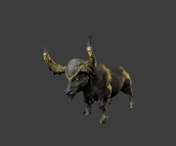 ArtStation - Buffalo Animal Mutant | Game Assets