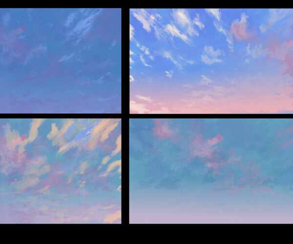 ArtStation - FREE Cloud Backgrounds | Game Assets