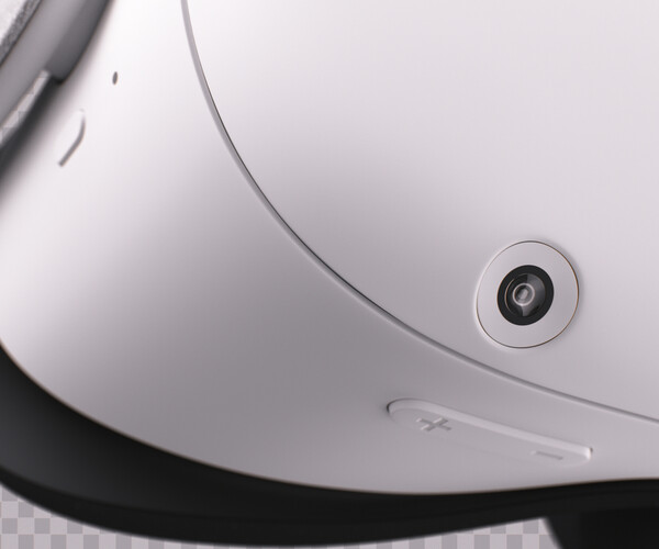 ArtStation - Oculus Quest 2 VR Headset with Controllers 3D Model ...