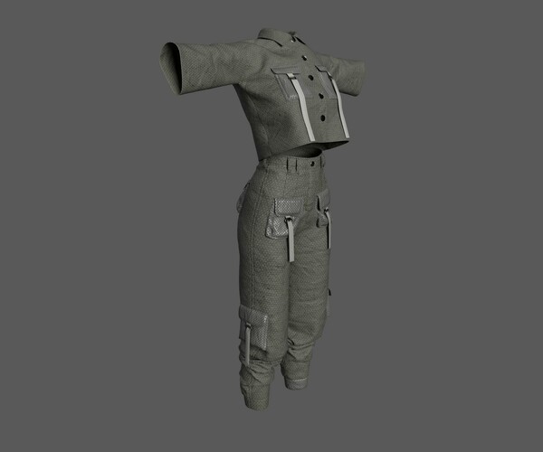 ArtStation - Women deress Marvelous designer + Textures | Resources