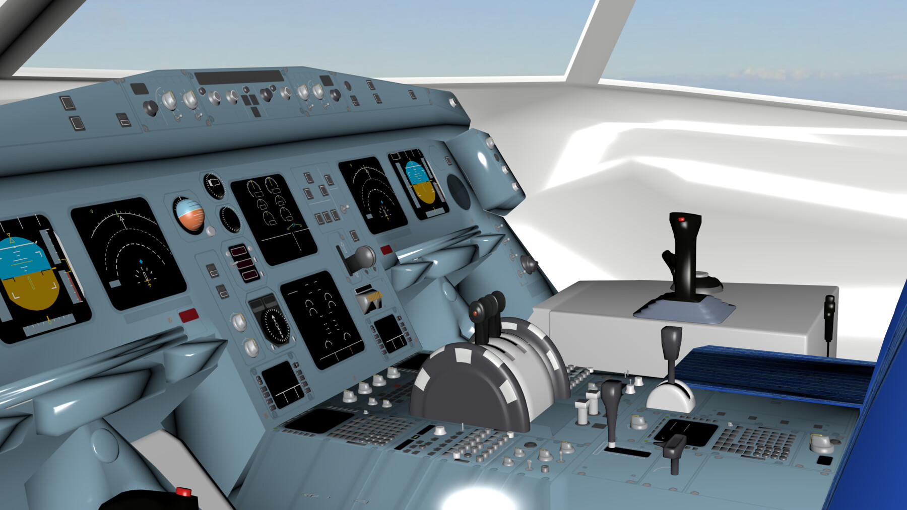 Airbus A319 Cockpit