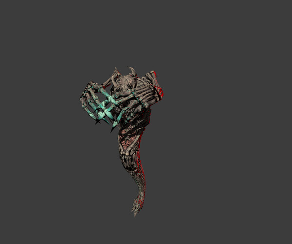 ArtStation - Death killer Demon Skeleton | Game Assets