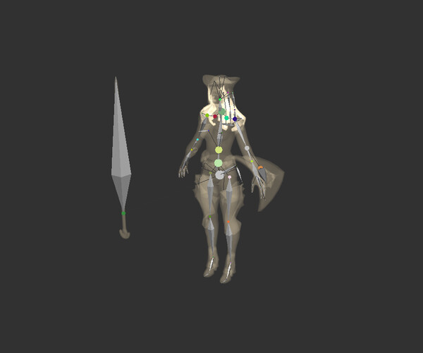 ArtStation - Ancient Bronze Blade Master | Game Assets