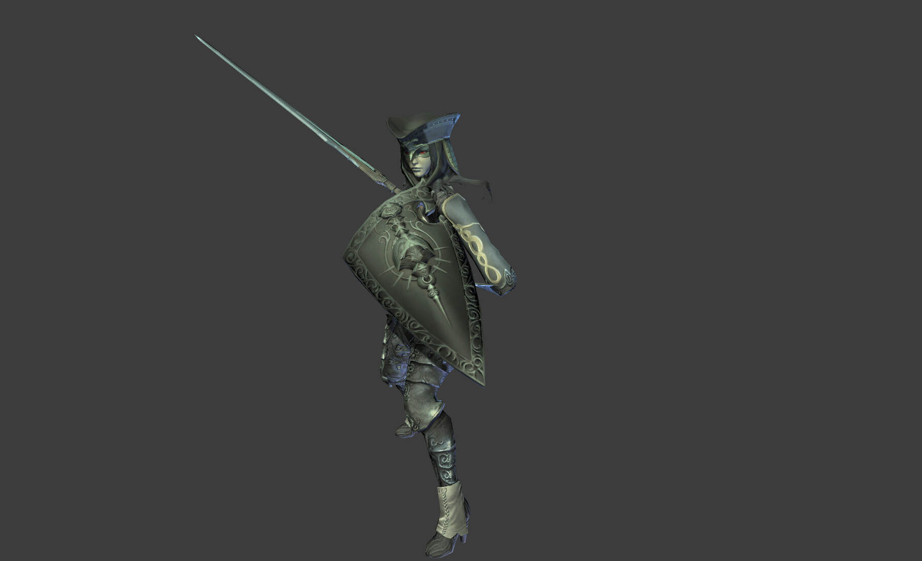 ArtStation - Ancient Bronze Blade Master | Game Assets