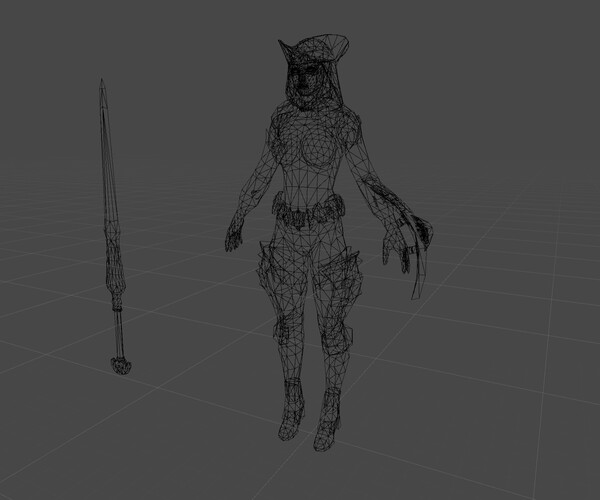 ArtStation - Ancient Bronze Blade Master | Game Assets