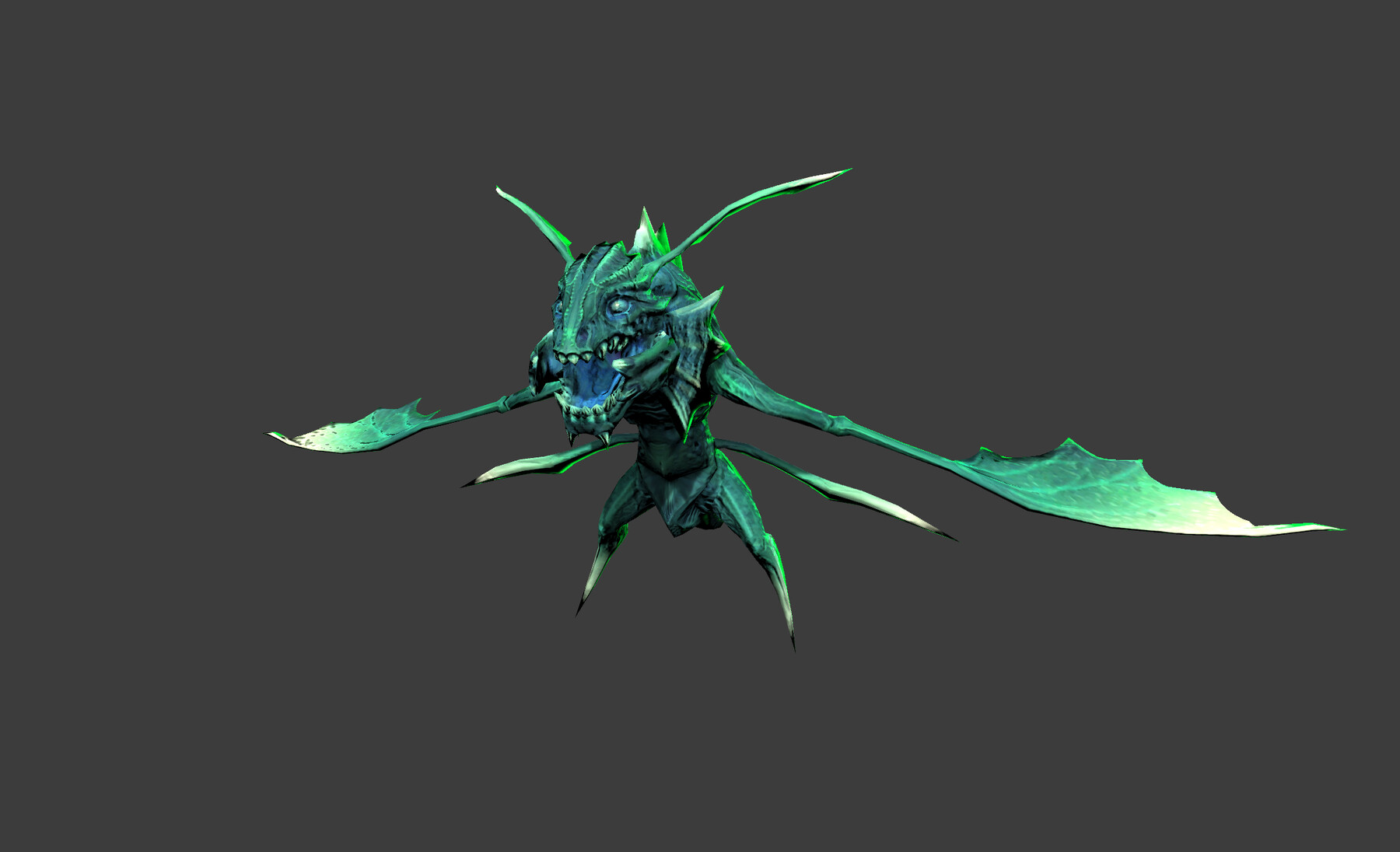 ArtStation - Flying Lizard Mutant Bat | Game Assets