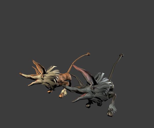 ArtStation - Fox Beast Animal | Game Assets