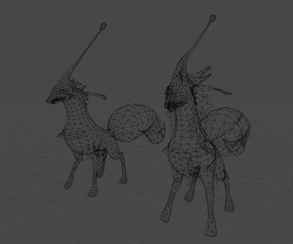 ArtStation - Fox Beast Mutant | Game Assets