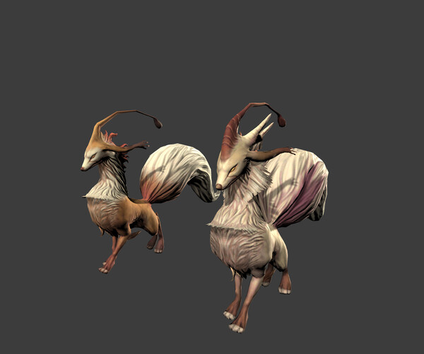 ArtStation - Fox Beast Mutant | Game Assets