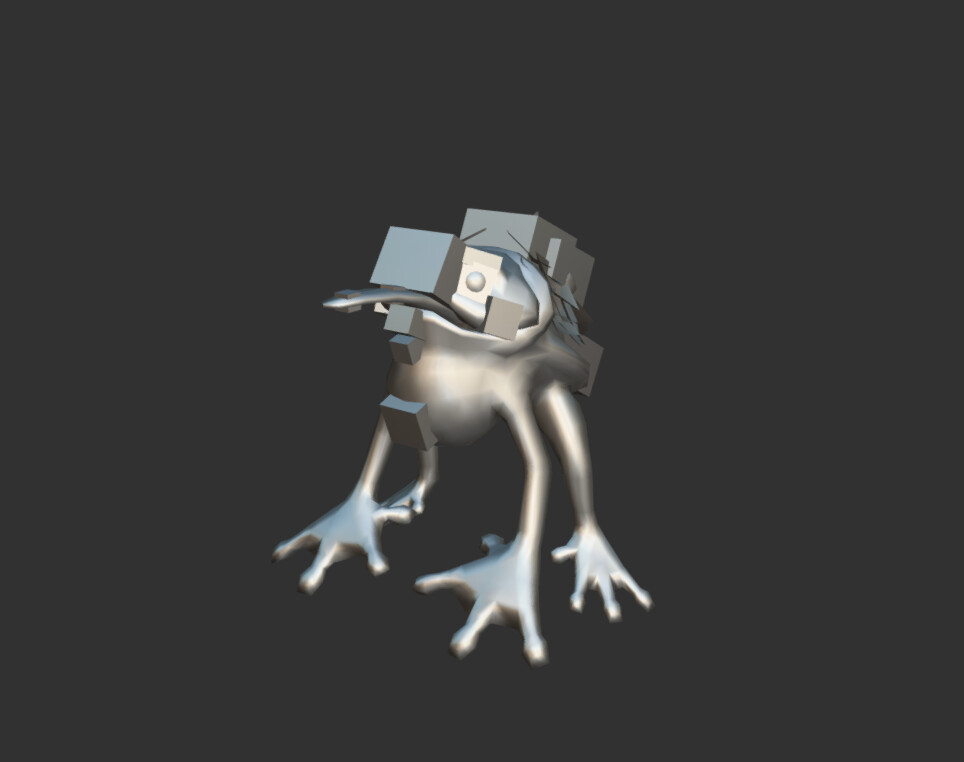 ArtStation - Frog Mutant | Game Assets