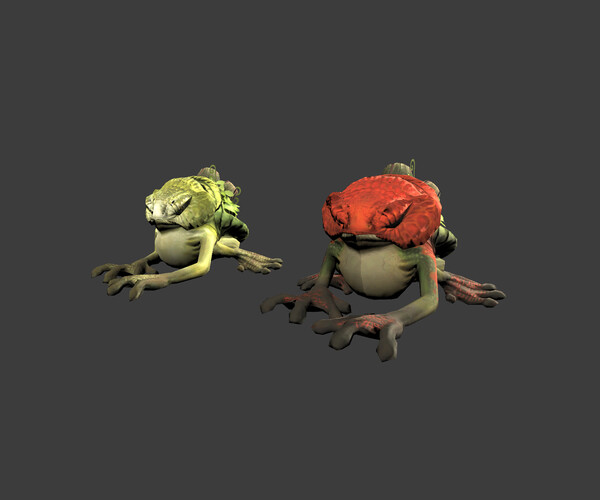 ArtStation - Frog Mutant | Game Assets