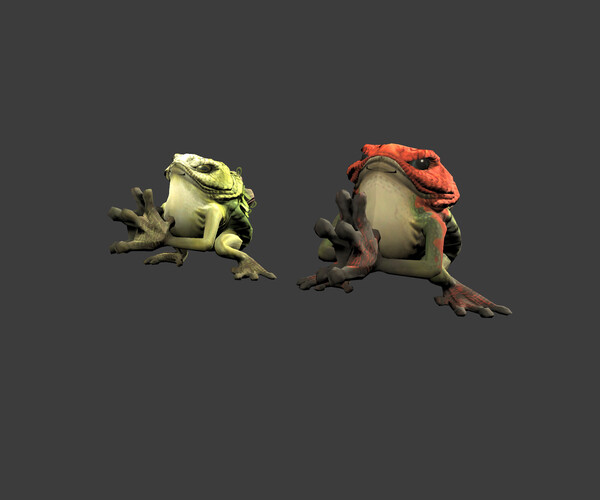 ArtStation - Frog Mutant | Game Assets