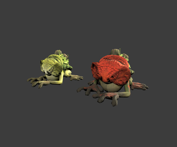 ArtStation - Frog Mutant | Game Assets