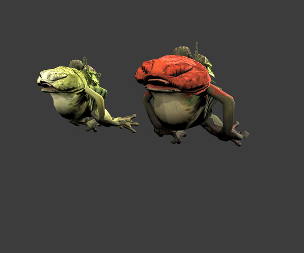 ArtStation - Frog Mutant | Game Assets