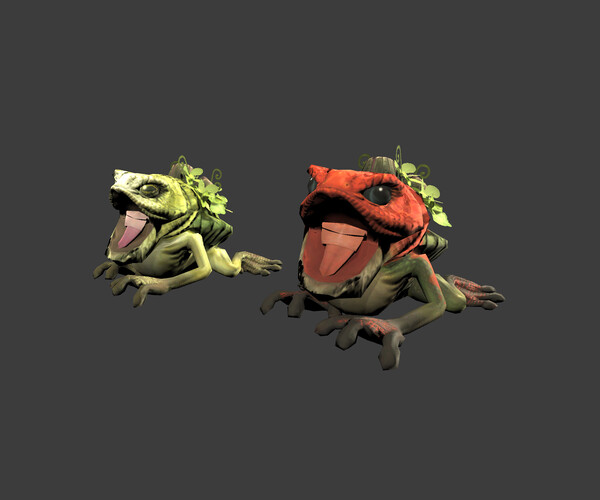 ArtStation - Frog Mutant | Game Assets