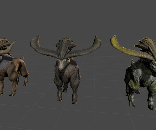 ArtStation - Mutant Beast Cow Animal | Game Assets
