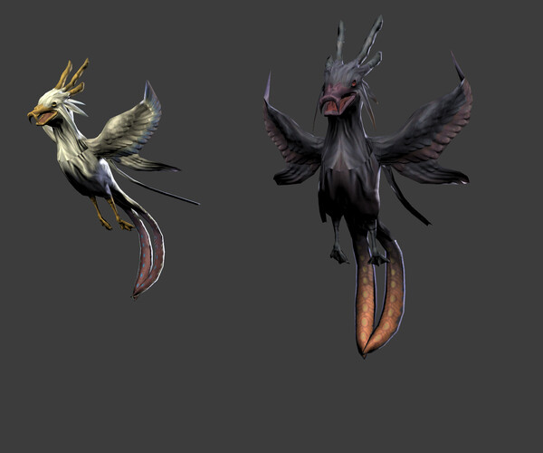 ArtStation - Gull Mutant Zombie | Game Assets