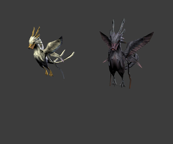 ArtStation - Gull Mutant Zombie | Game Assets