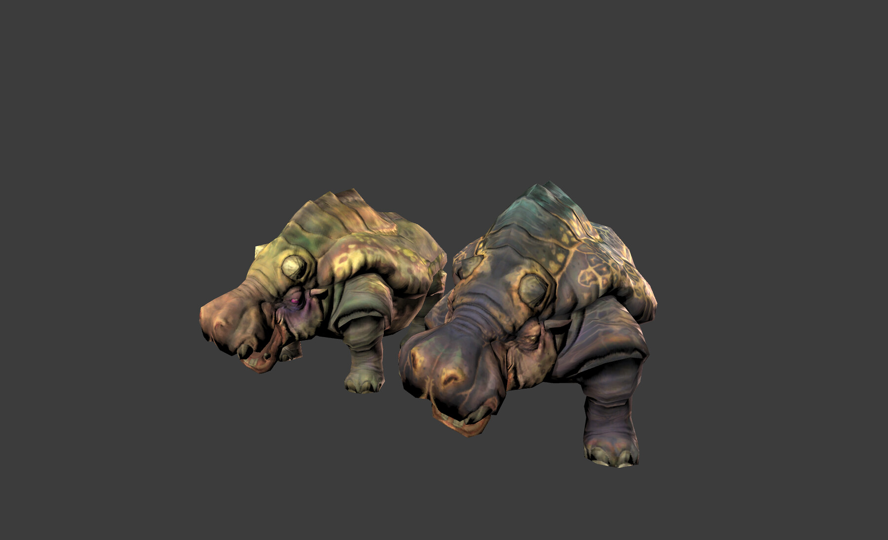 ArtStation - Hippo Mutant Animal | Game Assets