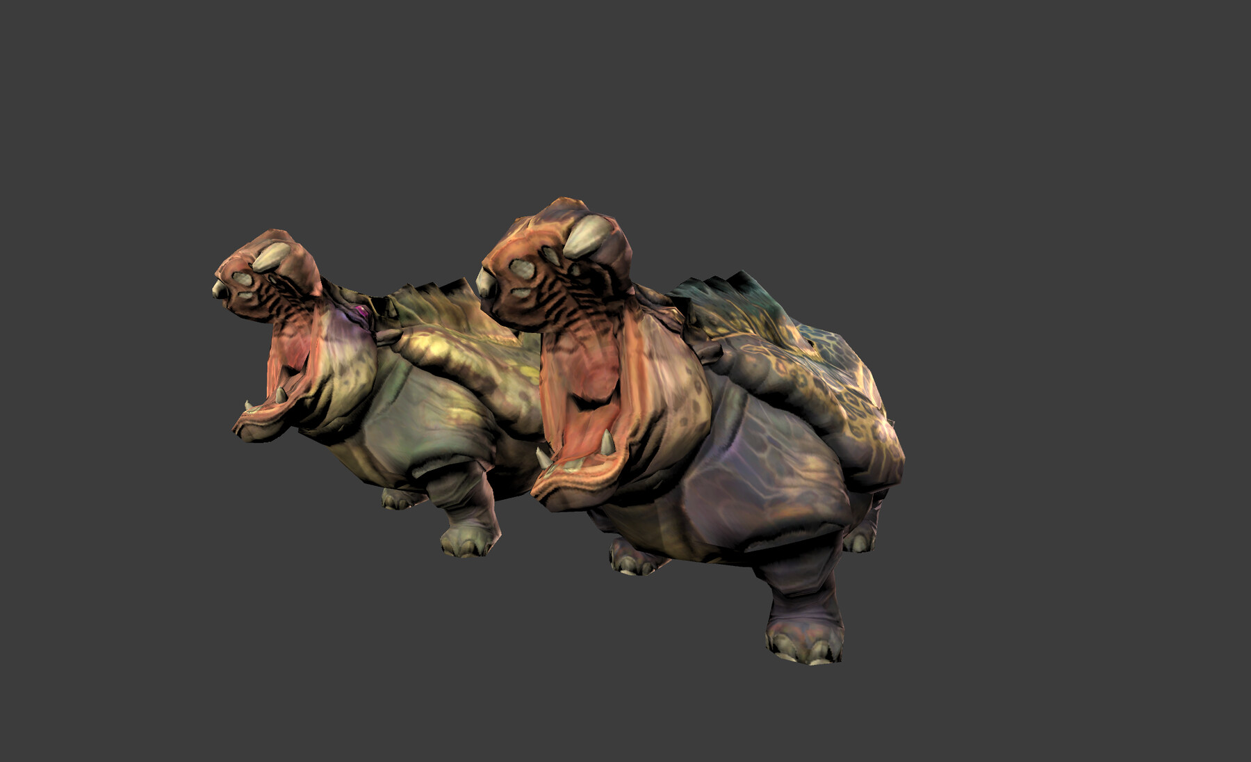 ArtStation - Hippo Mutant Animal | Game Assets