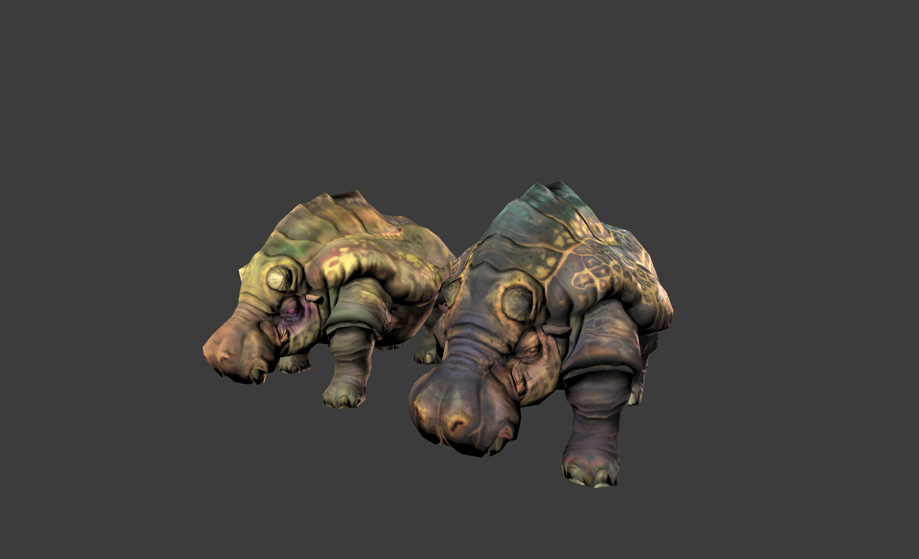 ArtStation - Hippo Mutant Animal | Game Assets