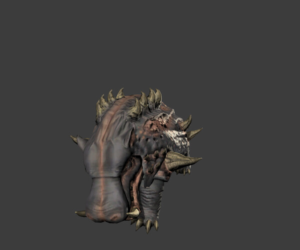 ArtStation - Hippo Mutant Giant Animal | Game Assets