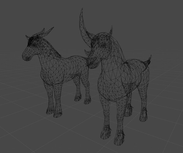 ArtStation - Mutant Horse Alien Animal | Game Assets