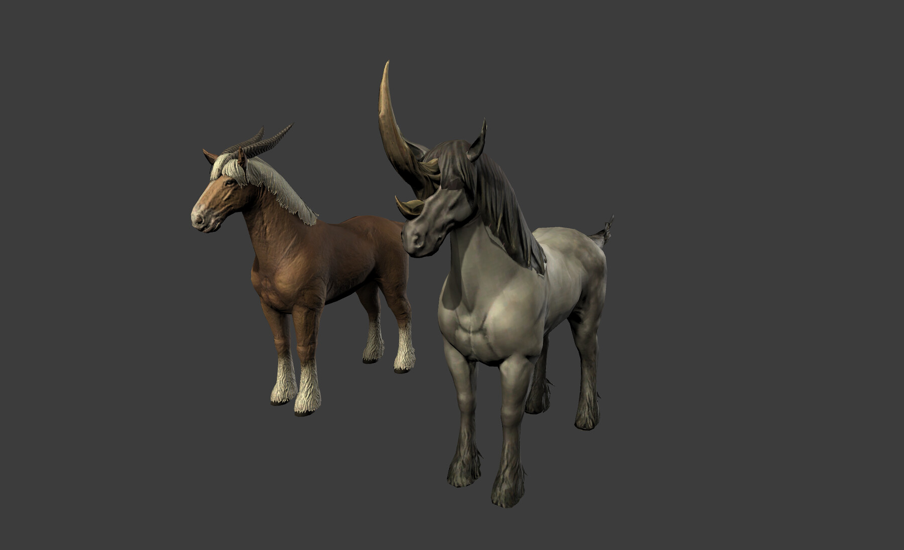 ArtStation - Mutant Horse Alien Animal | Game Assets