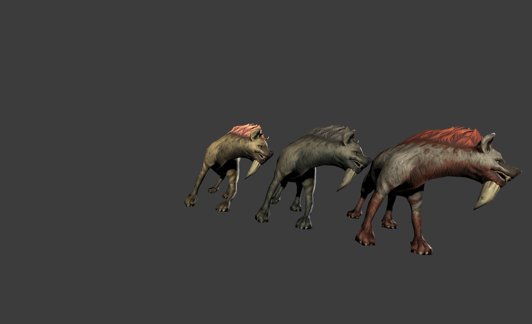 ArtStation - Hyena Mutant Animal Beast | Game Assets
