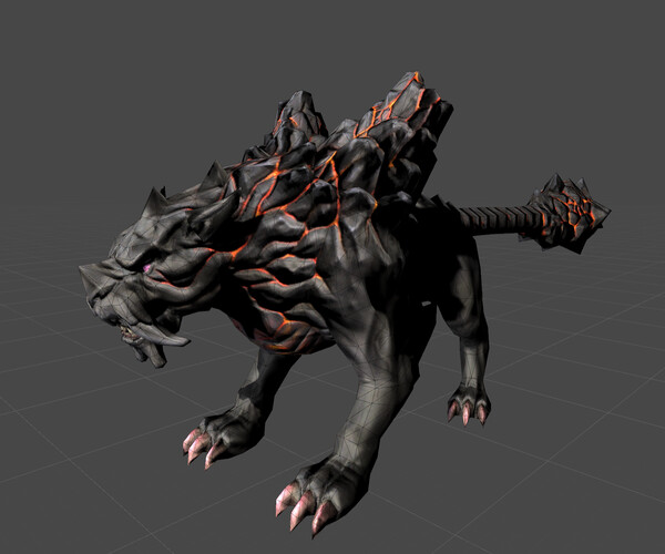 ArtStation - Beast Leopard Mutant | Game Assets