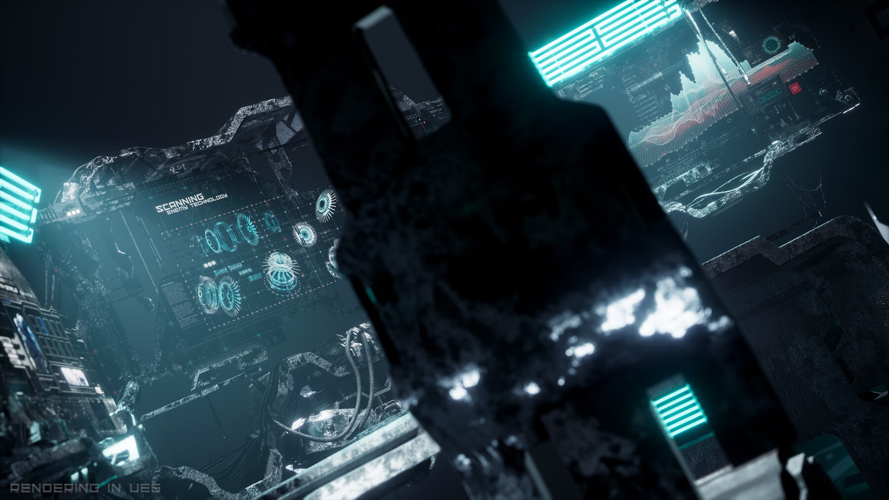 ArtStation - Sci-Fi Modular Computer Station | Game Assets