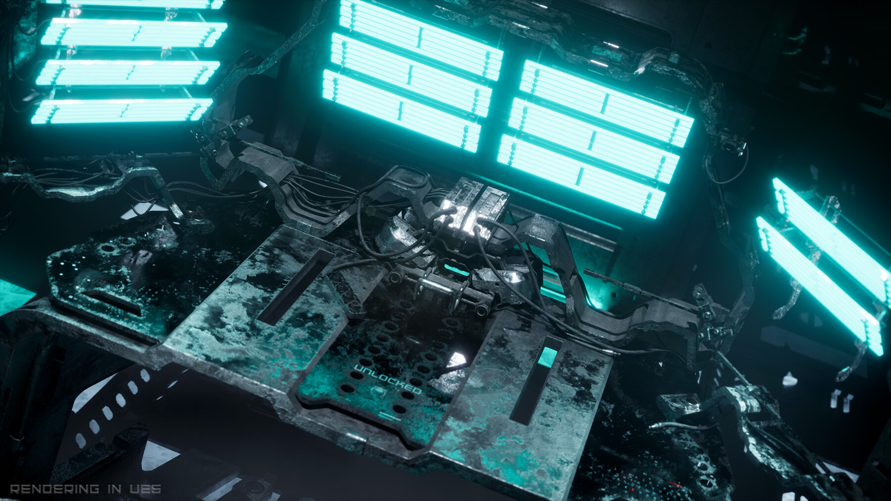 ArtStation - Sci-Fi Modular Computer Station | Game Assets