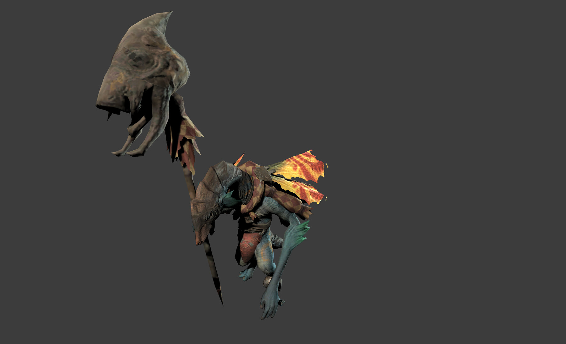 ArtStation - Lizard Wizard Alien | Game Assets