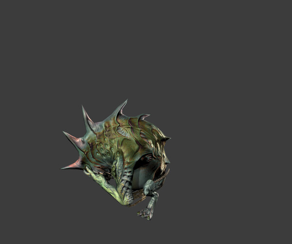 ArtStation - Lizard Fighter Alien | Game Assets