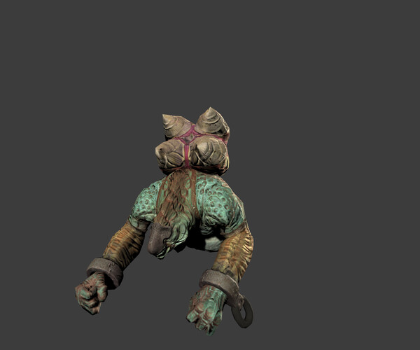 ArtStation - Lizard Beast Giant Alien | Game Assets