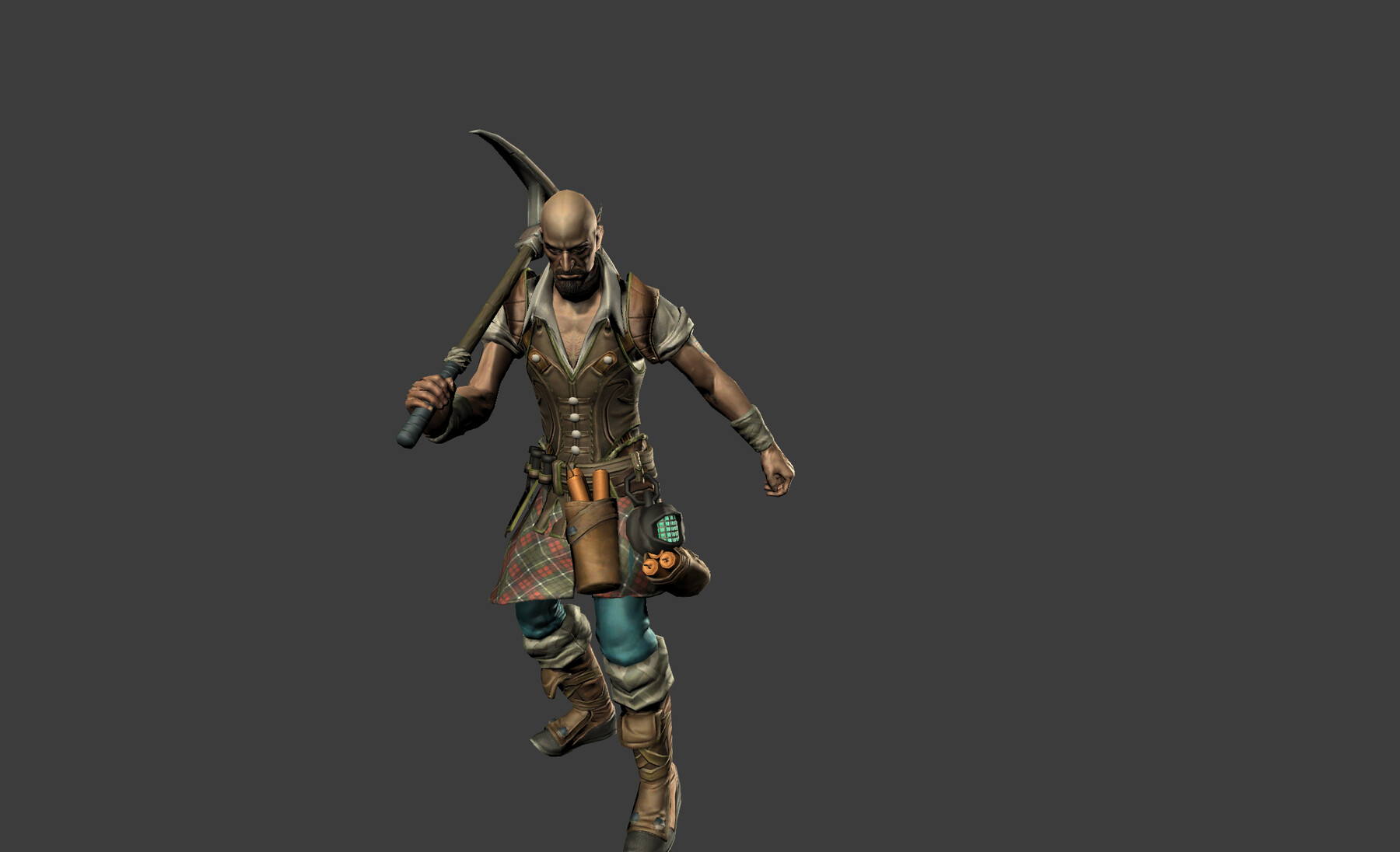 ArtStation - Miner Human Goblin | Game Assets