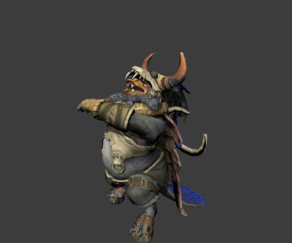 ArtStation - Duck Fighter Beast Chief | Game Assets