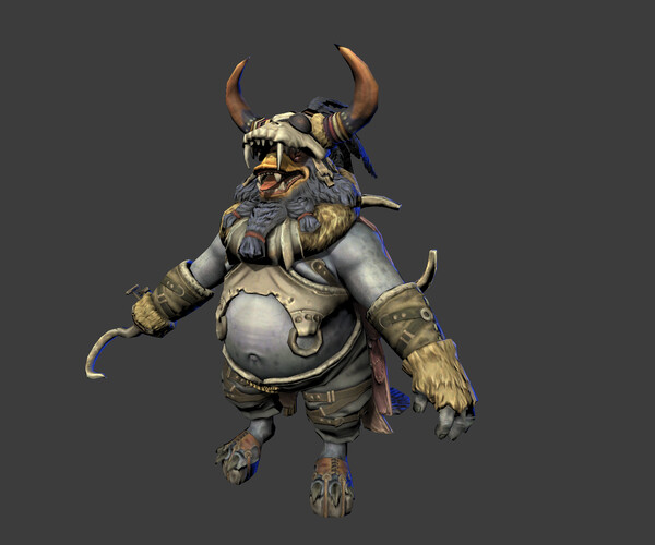 ArtStation - Duck Fighter Beast Chief | Game Assets