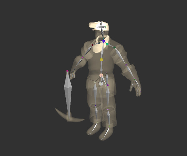 ArtStation - Human Miner Male | Game Assets