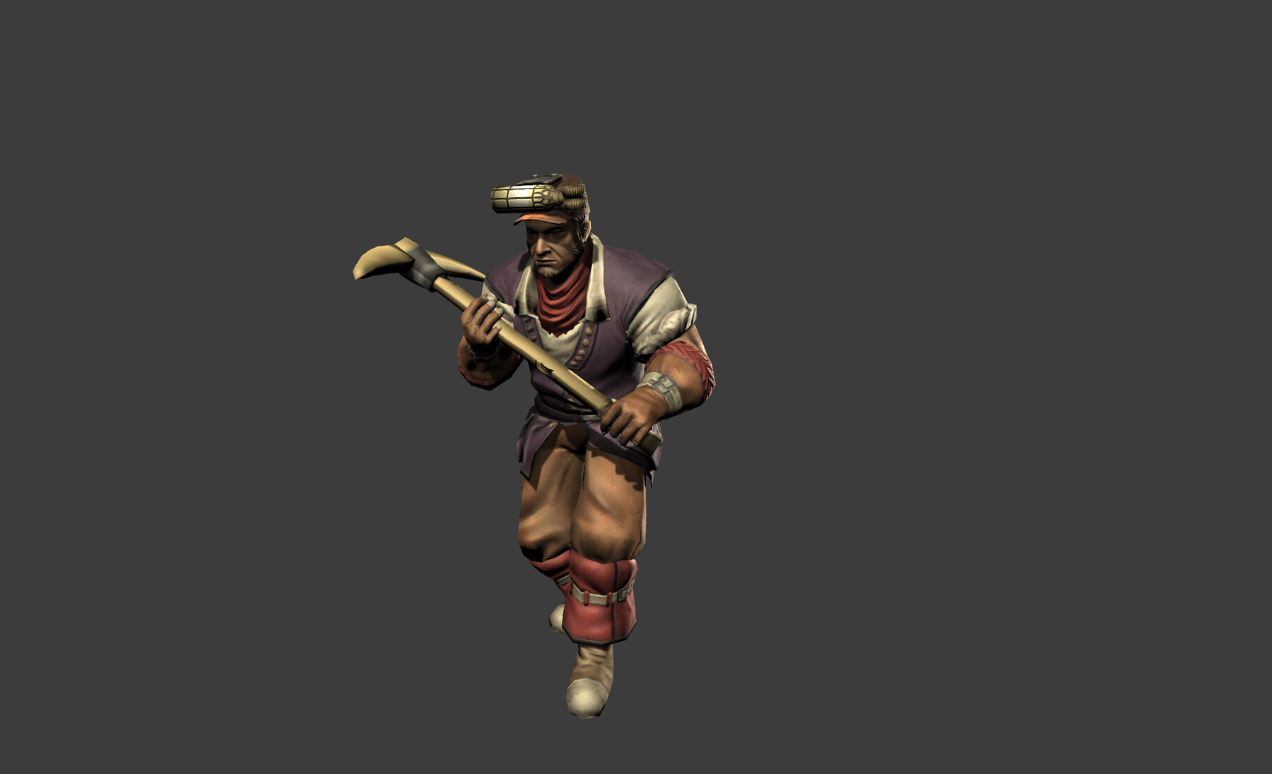 ArtStation - Human Miner Male | Game Assets