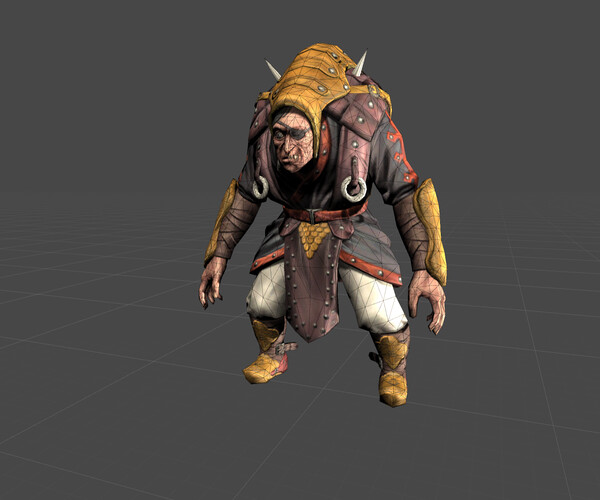 ArtStation - One Eye Villain Mutant | Game Assets