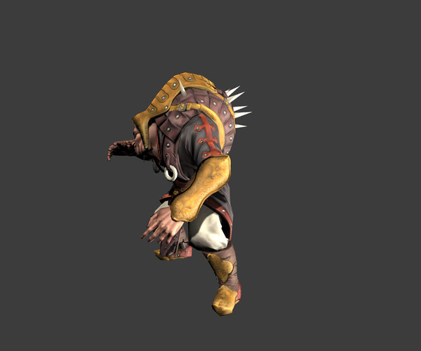 ArtStation - One Eye Villain Mutant | Game Assets