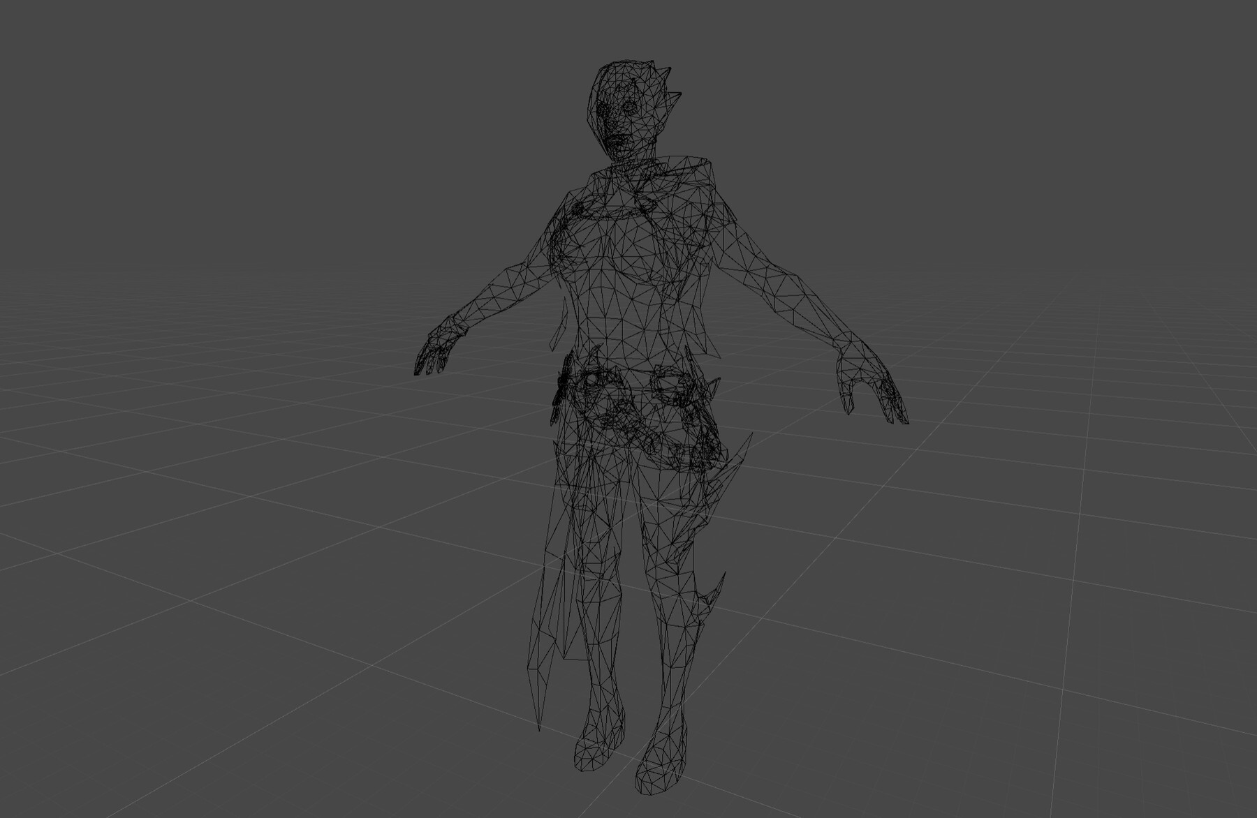 ArtStation - Demon Mutant Girl | Game Assets