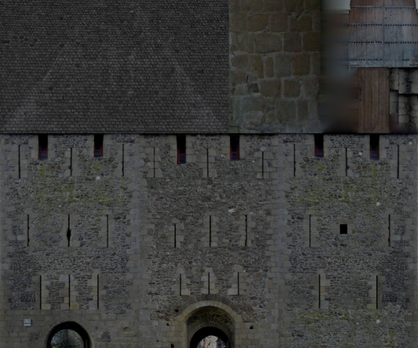 ArtStation - Castle Tower Gate | Game Assets