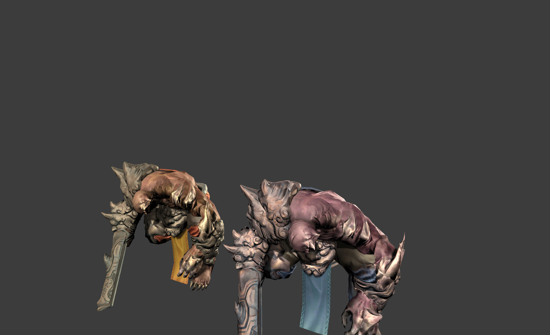 ArtStation - Demon Mutant Fighter | Game Assets